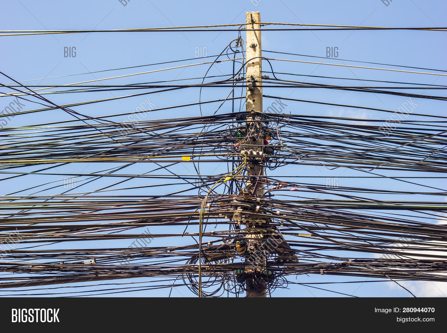 Wire Cable Clutter. Image & Photo (Free Trial) | Bigstock