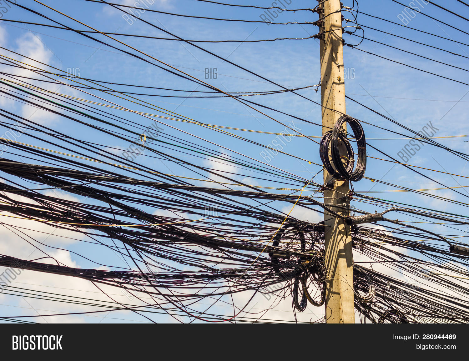 Wire Cable Clutter. Image & Photo (Free Trial) | Bigstock