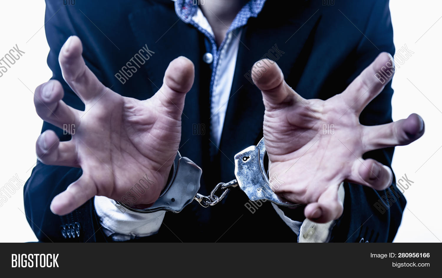 Upset Handcuffed Man Image & Photo (Free Trial) | Bigstock