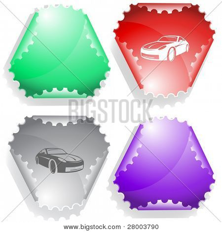 Car. Raster Sticker. Image & Photo (Free Trial) | Bigstock
