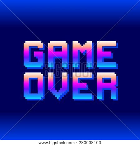 Retro Game Over Pixel Vector & Photo (Free Trial) | Bigstock