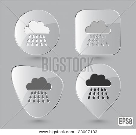 Rain. Glass Buttons. Vector & Photo (Free Trial) | Bigstock