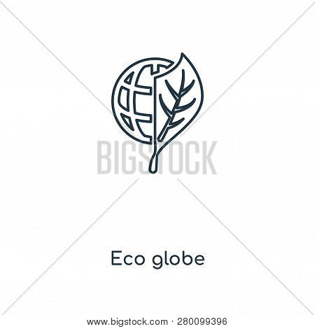 Eco Globe Icon Trendy Vector & Photo (Free Trial) | Bigstock
