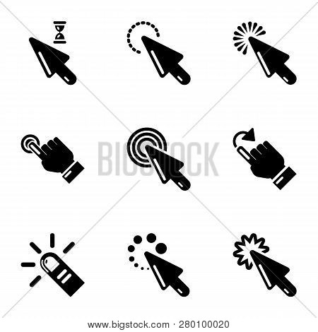 Push Aside Icons Set. Image & Photo (Free Trial) | Bigstock