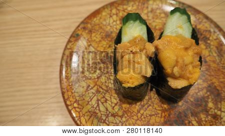 Uni Sushi. Japanese Image & Photo (Free Trial) | Bigstock