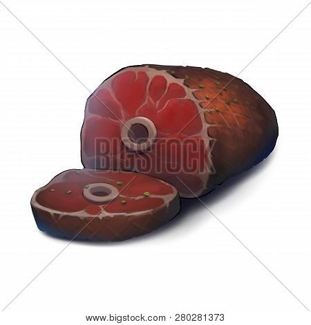 2d Art Grilled Beef Image & Photo (Free Trial) | Bigstock