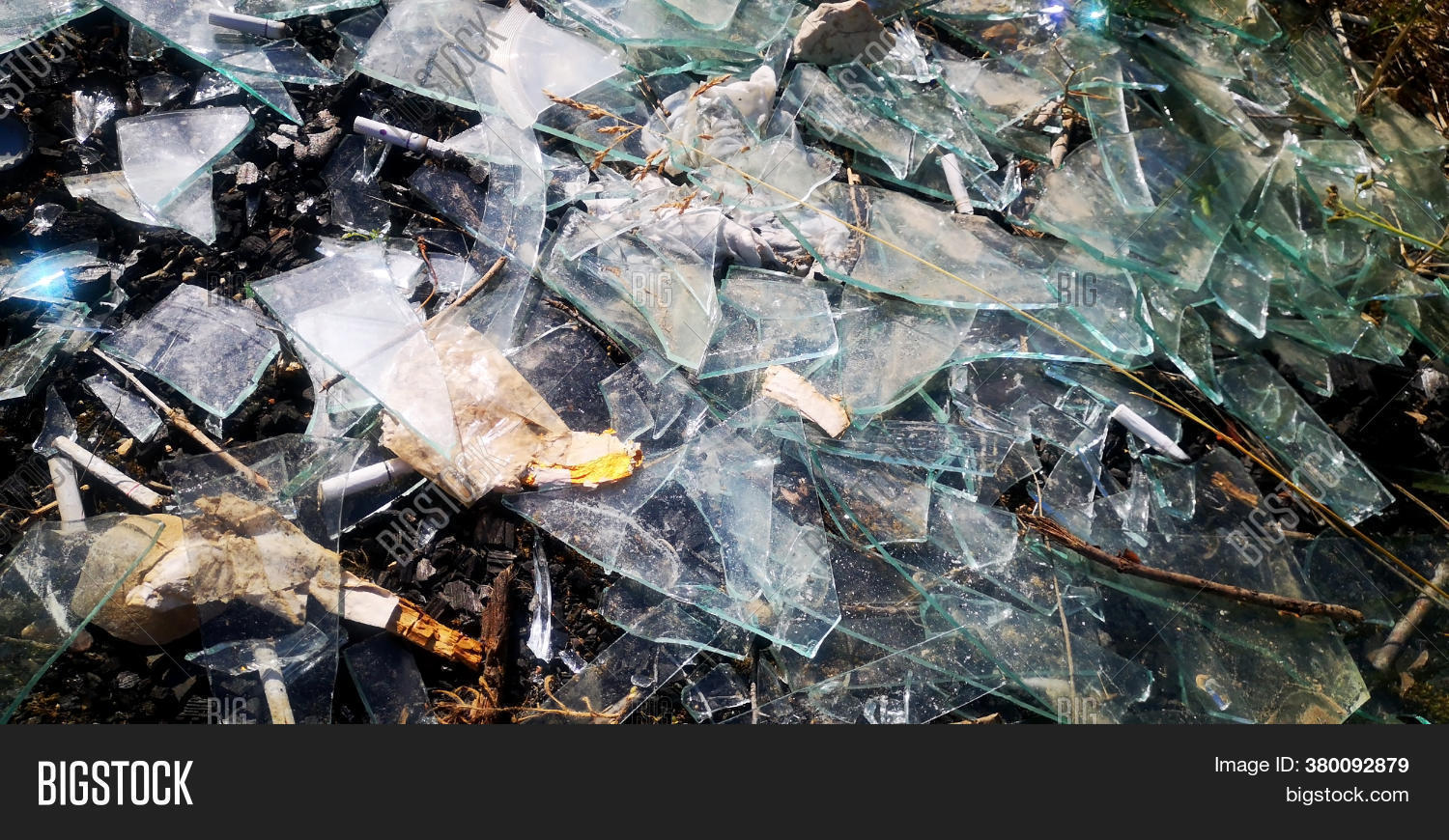 Glass Broken Into Many Image & Photo (Free Trial) | Bigstock