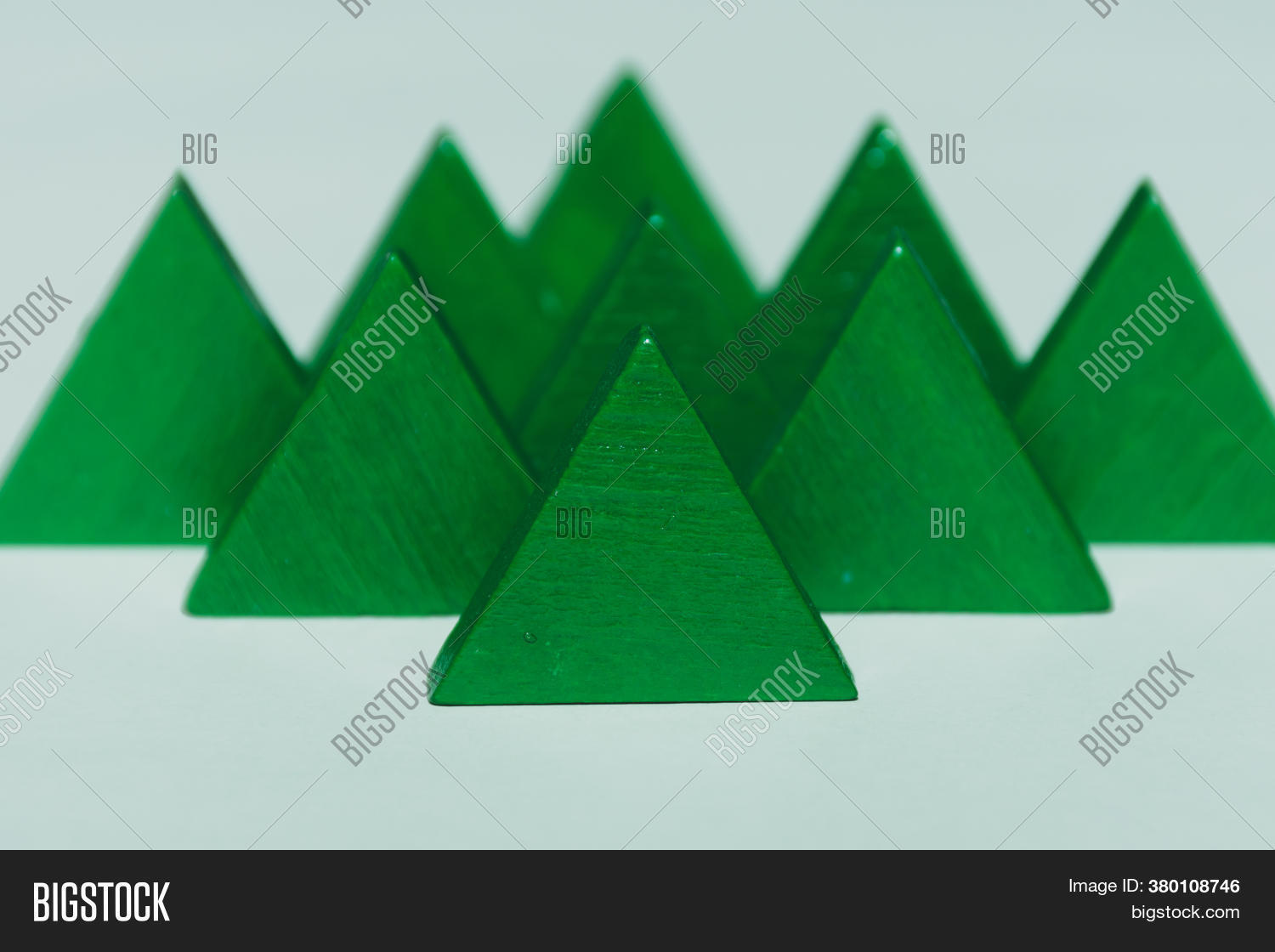 Bright Green Triangle Image & Photo (Free Trial) | Bigstock