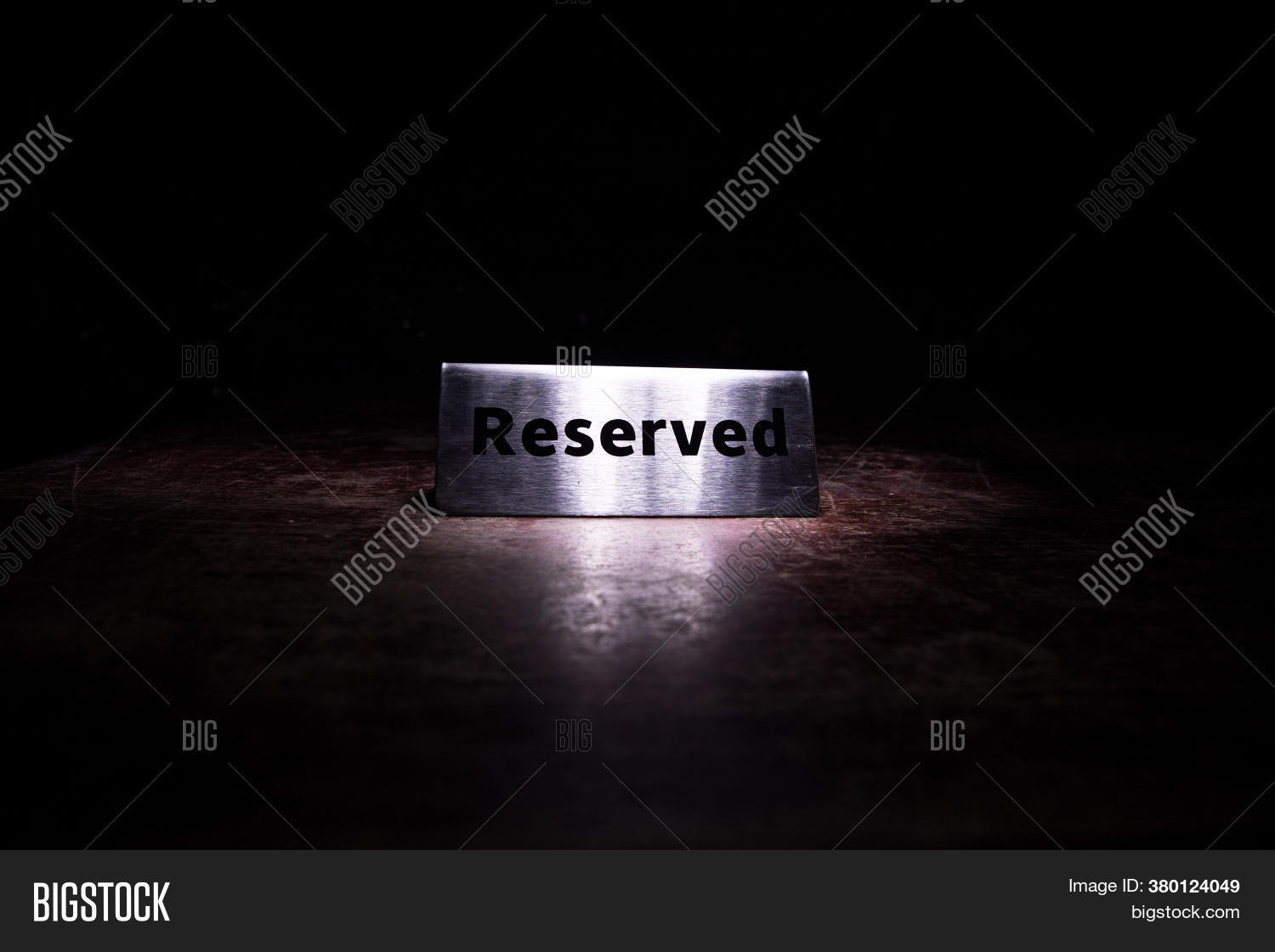 Reserved Sign On Table Image & Photo (Free Trial) | Bigstock