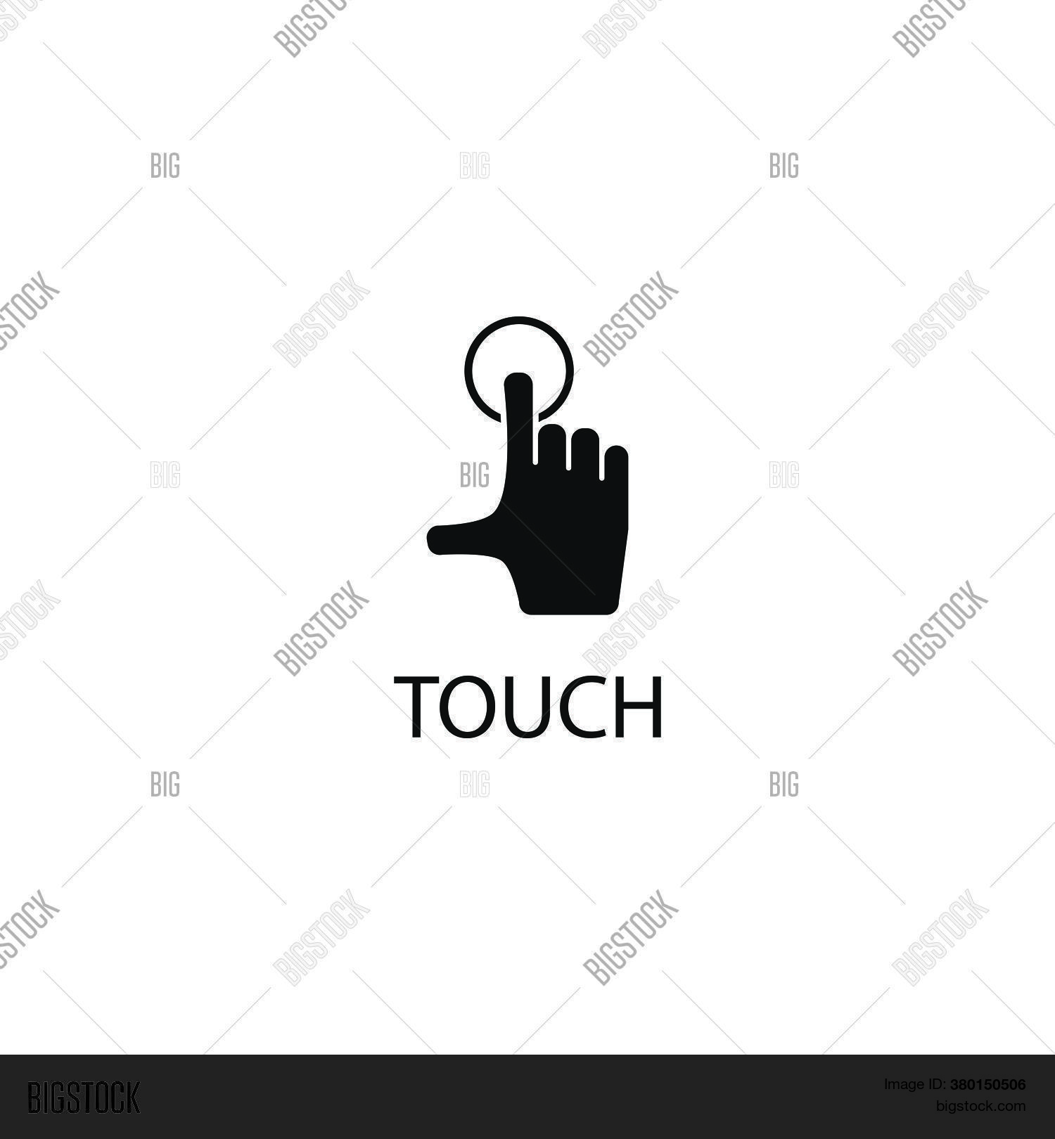 Touch Screen Icon Vector & Photo (Free Trial) | Bigstock