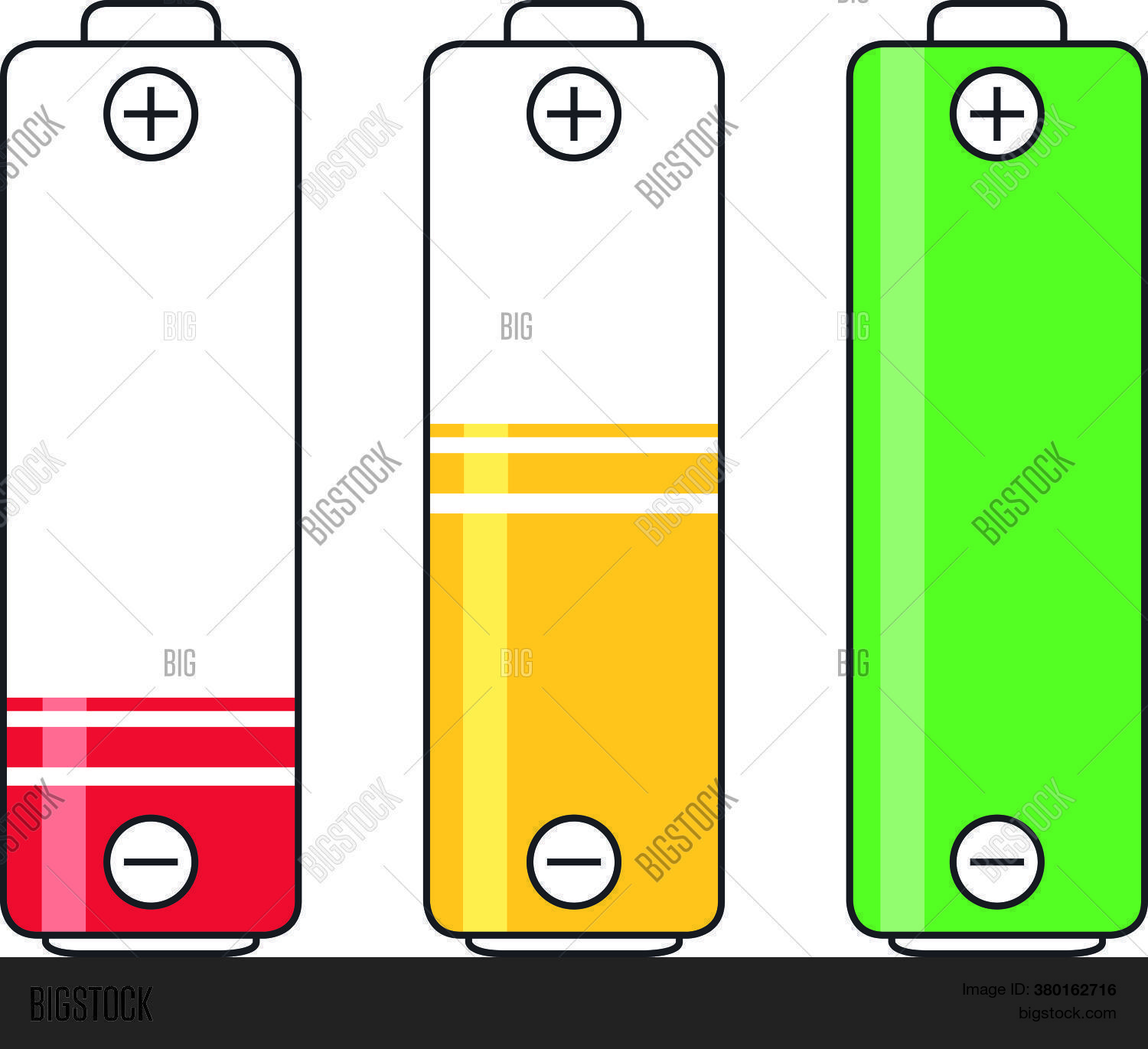 Low, Charging Full Vector & Photo (Free Trial) | Bigstock