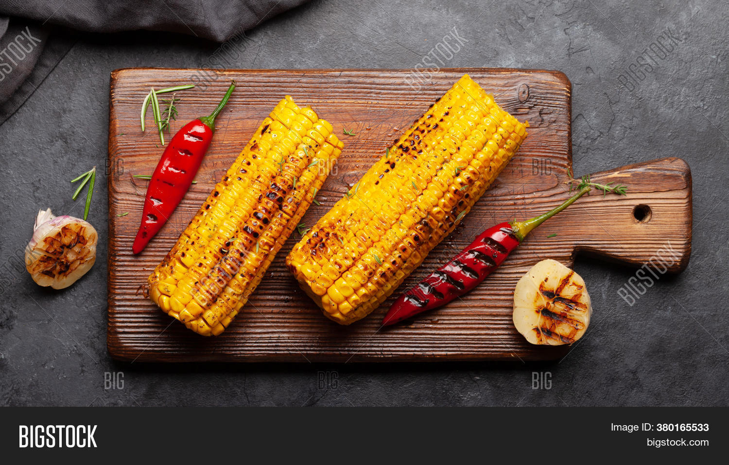 Hot Grilled Corn On Image & Photo (Free Trial) | Bigstock