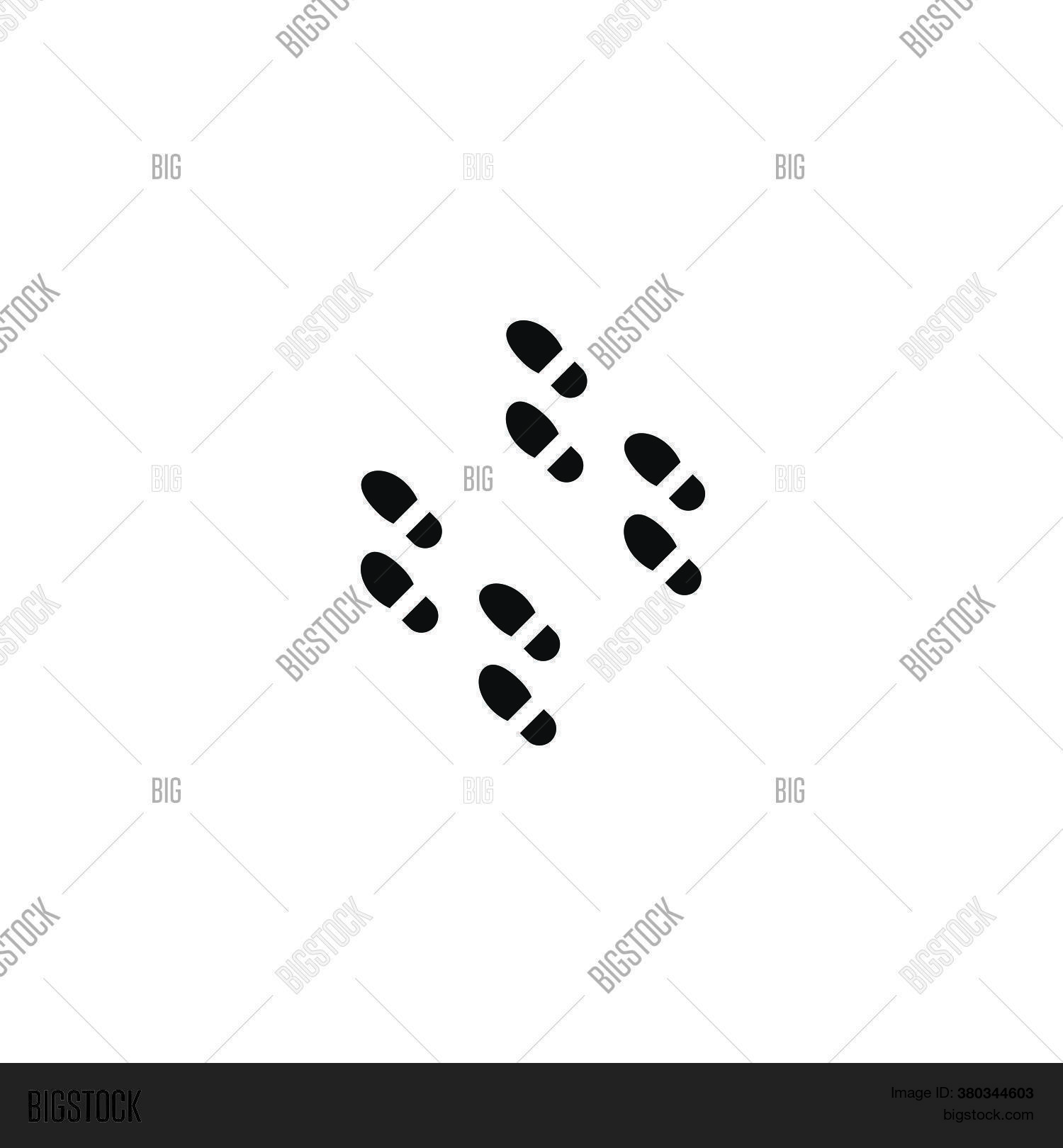 Boot Print Icon, Vector & Photo (Free Trial) | Bigstock