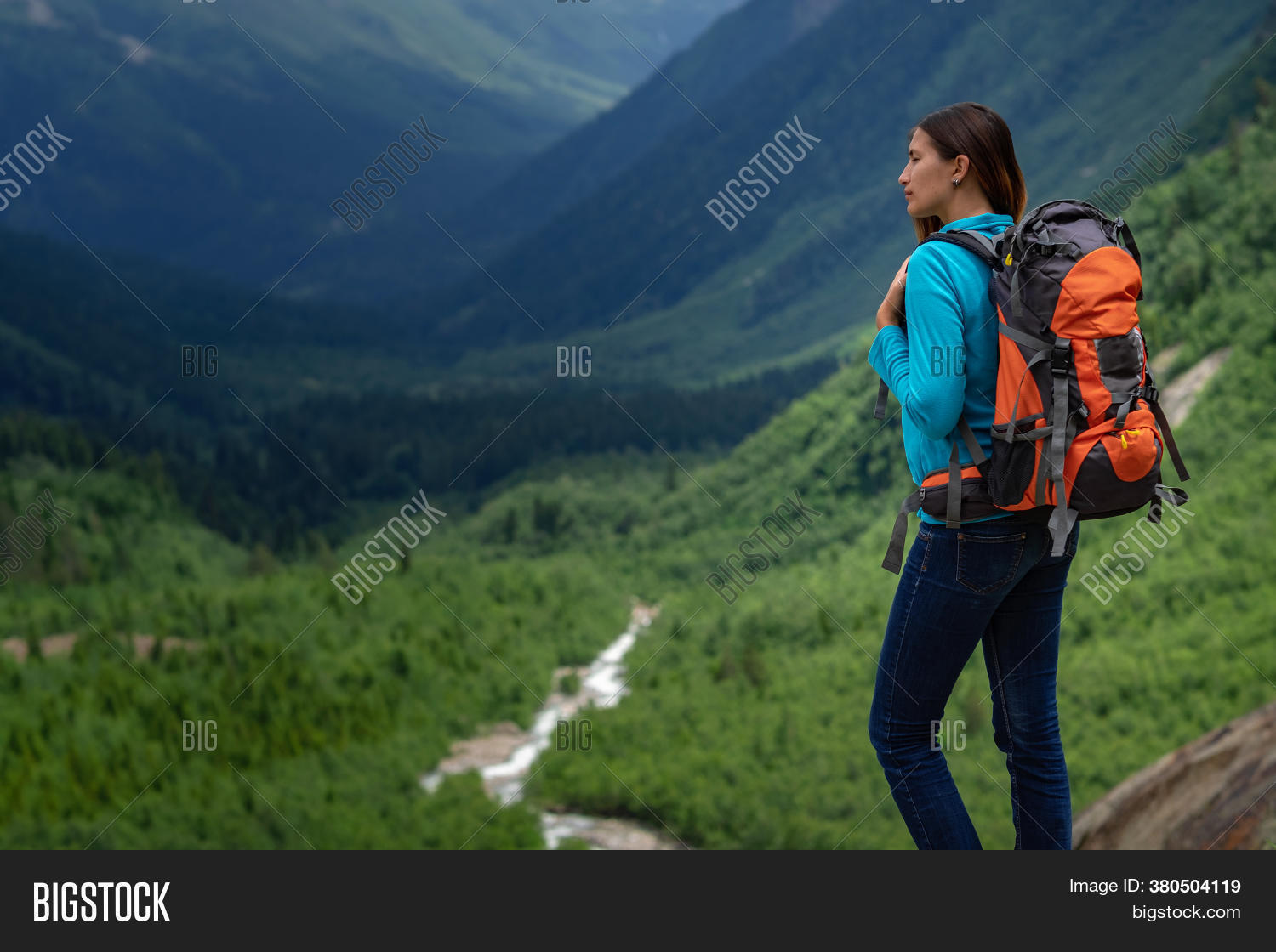 Backpacker On Top Image & Photo (Free Trial) | Bigstock