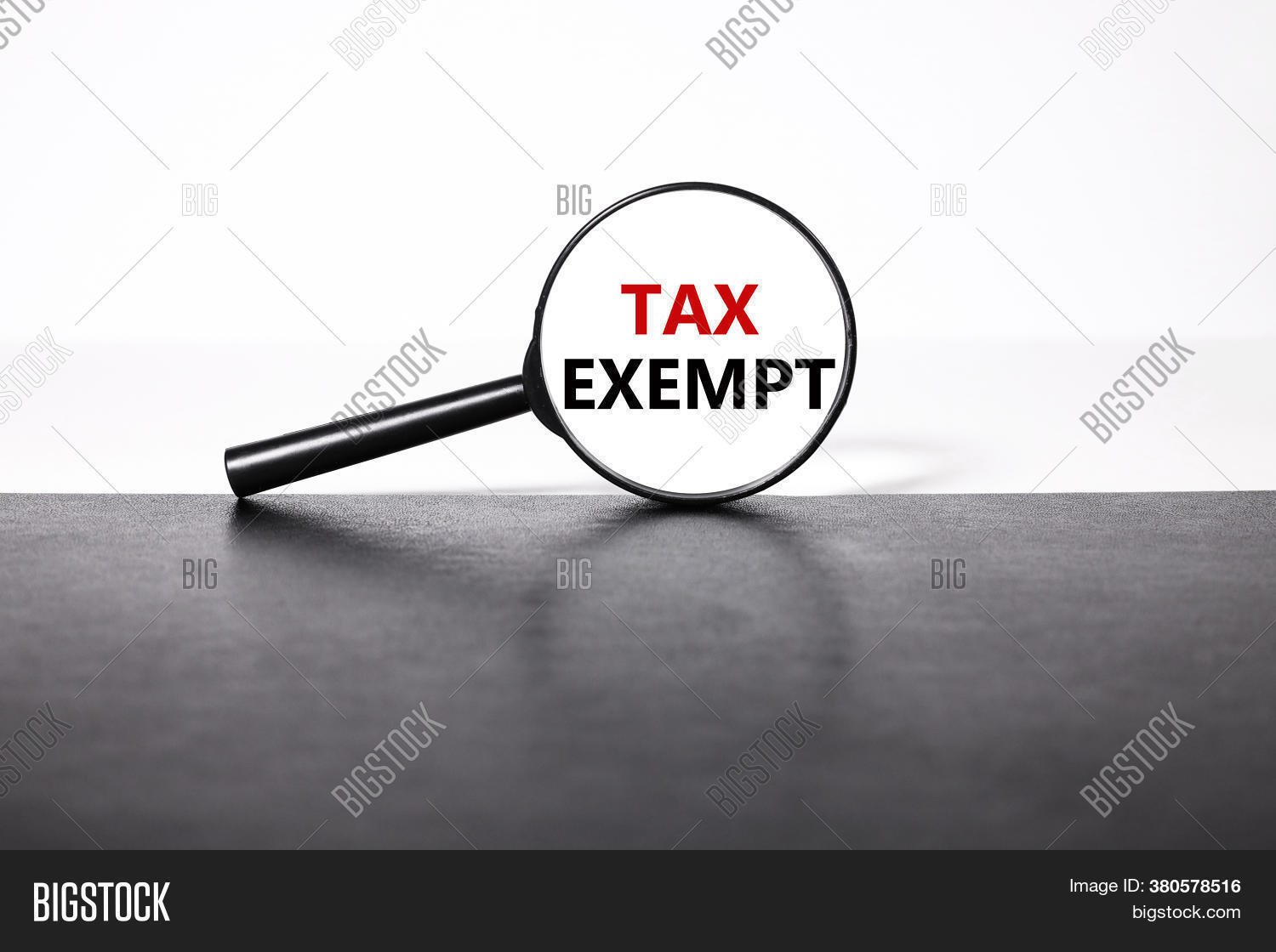 Tax Exempt. Text On Image & Photo (Free Trial) | Bigstock