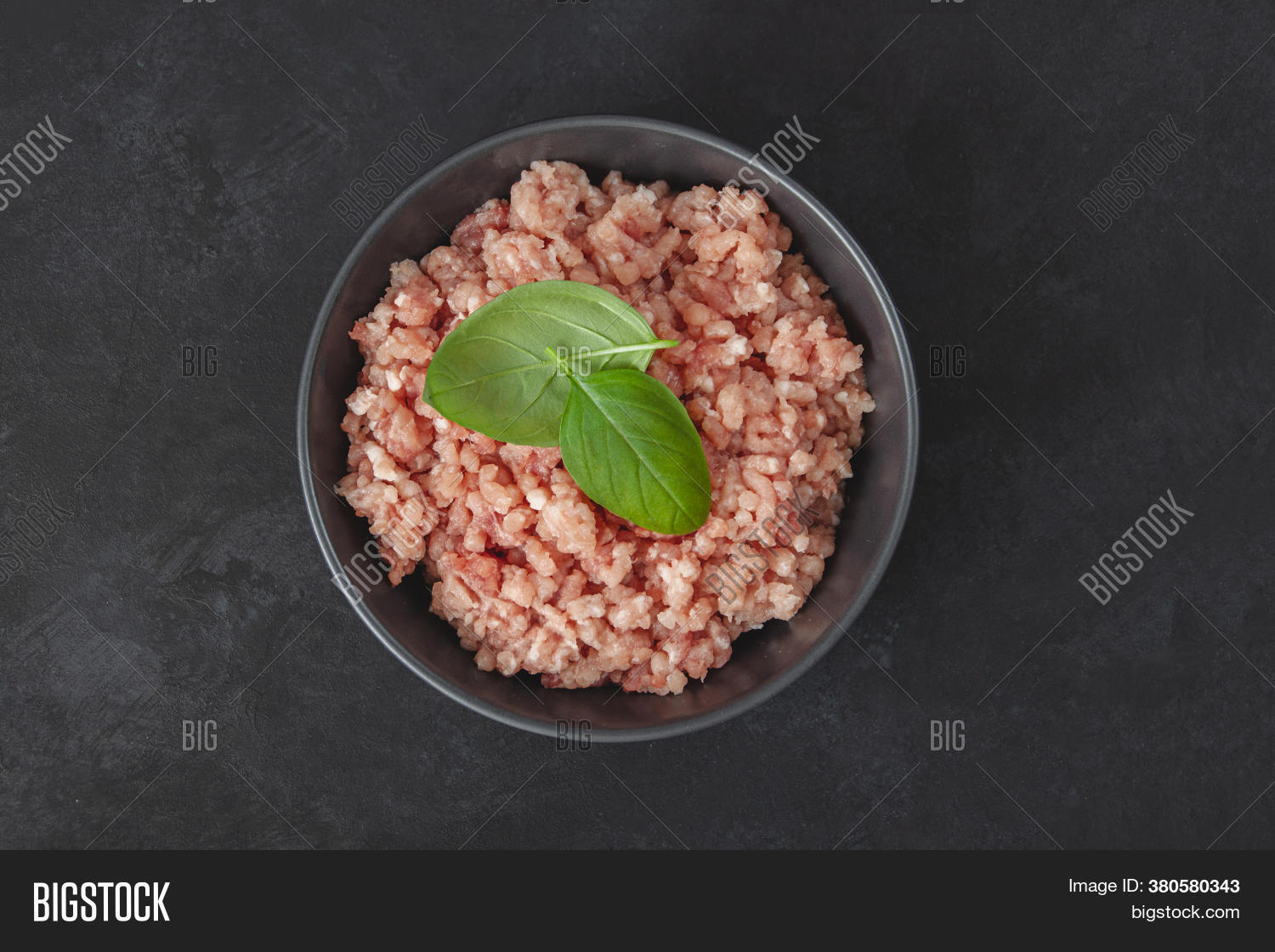 Raw Minced Meat Bowl Image & Photo (Free Trial) | Bigstock