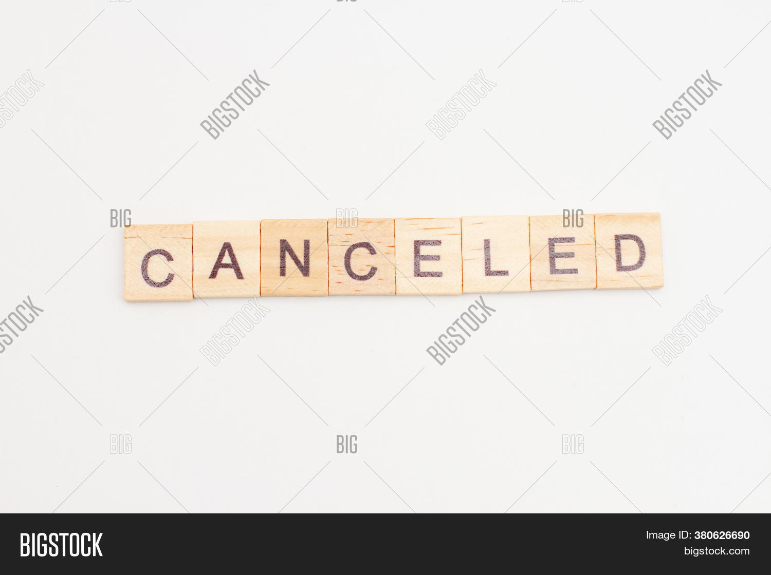 Word Canceled Made Image & Photo (Free Trial) | Bigstock