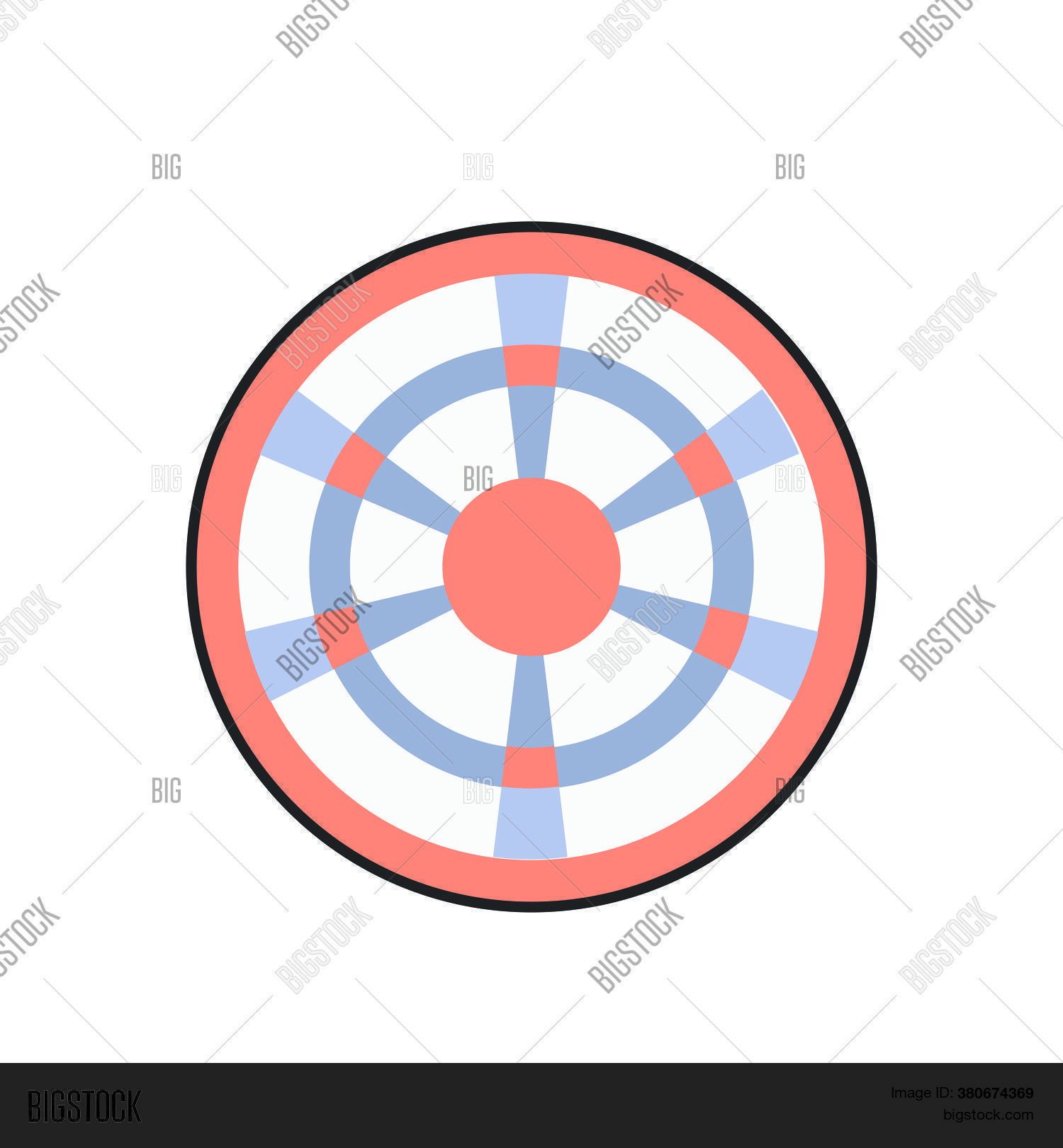 Dartboard Icon Vector & Photo (Free Trial) | Bigstock