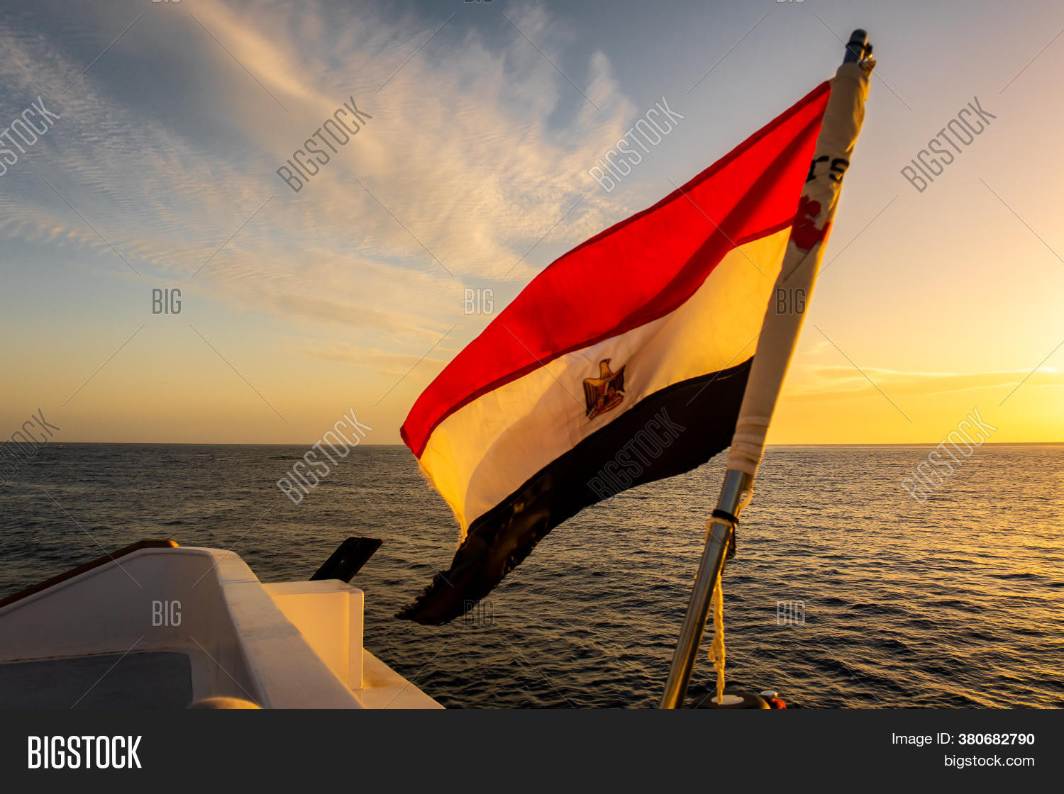 Flag Egypt Waving On Image & Photo (Free Trial) | Bigstock