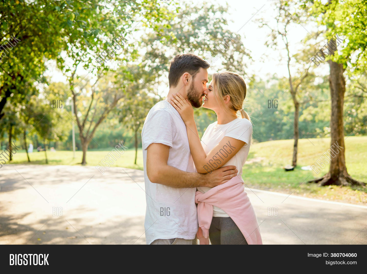 Happy Couple Flirting Image & Photo (Free Trial) | Bigstock