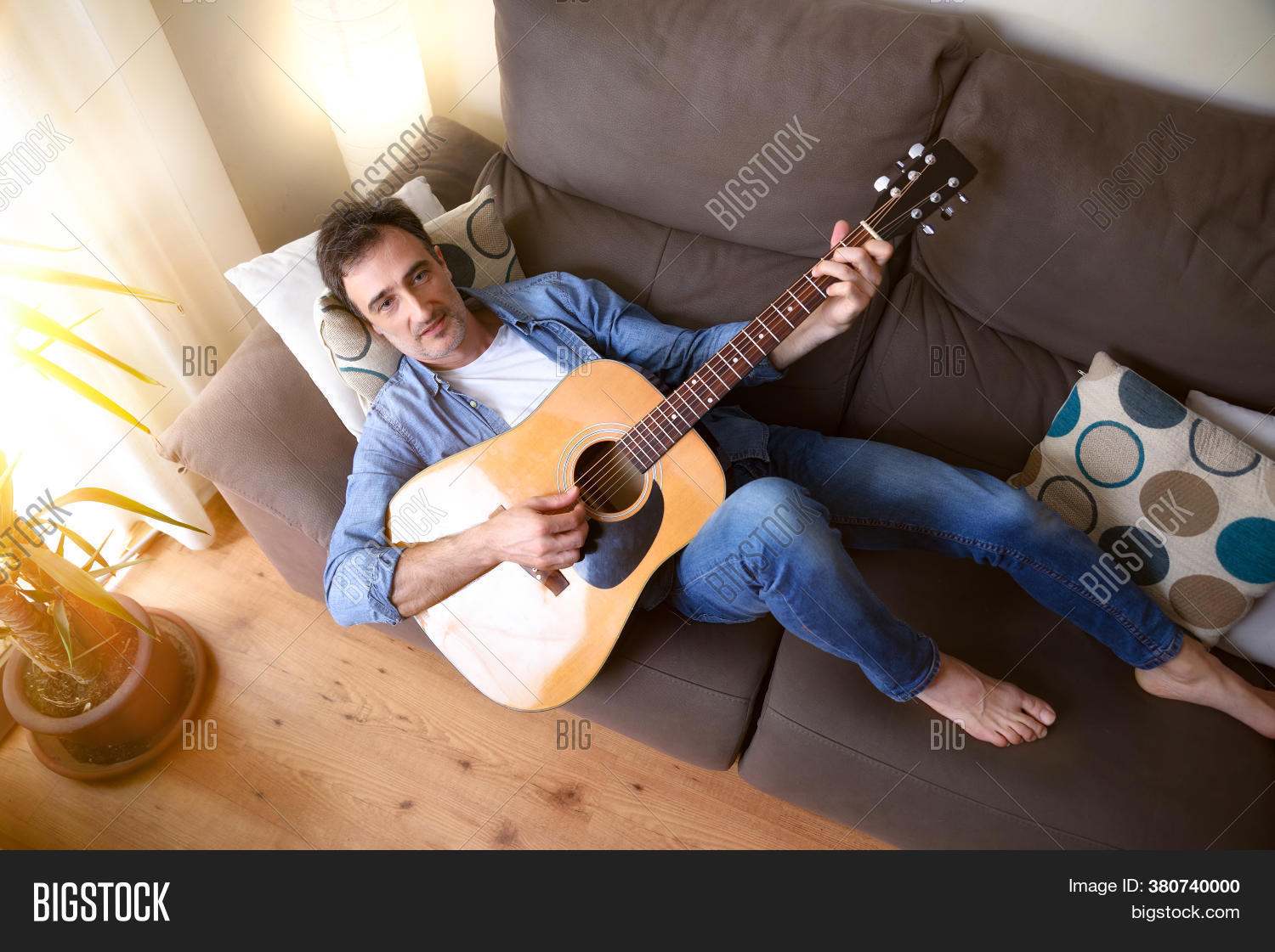 Relaxed Smiling Man Image & Photo (Free Trial) | Bigstock