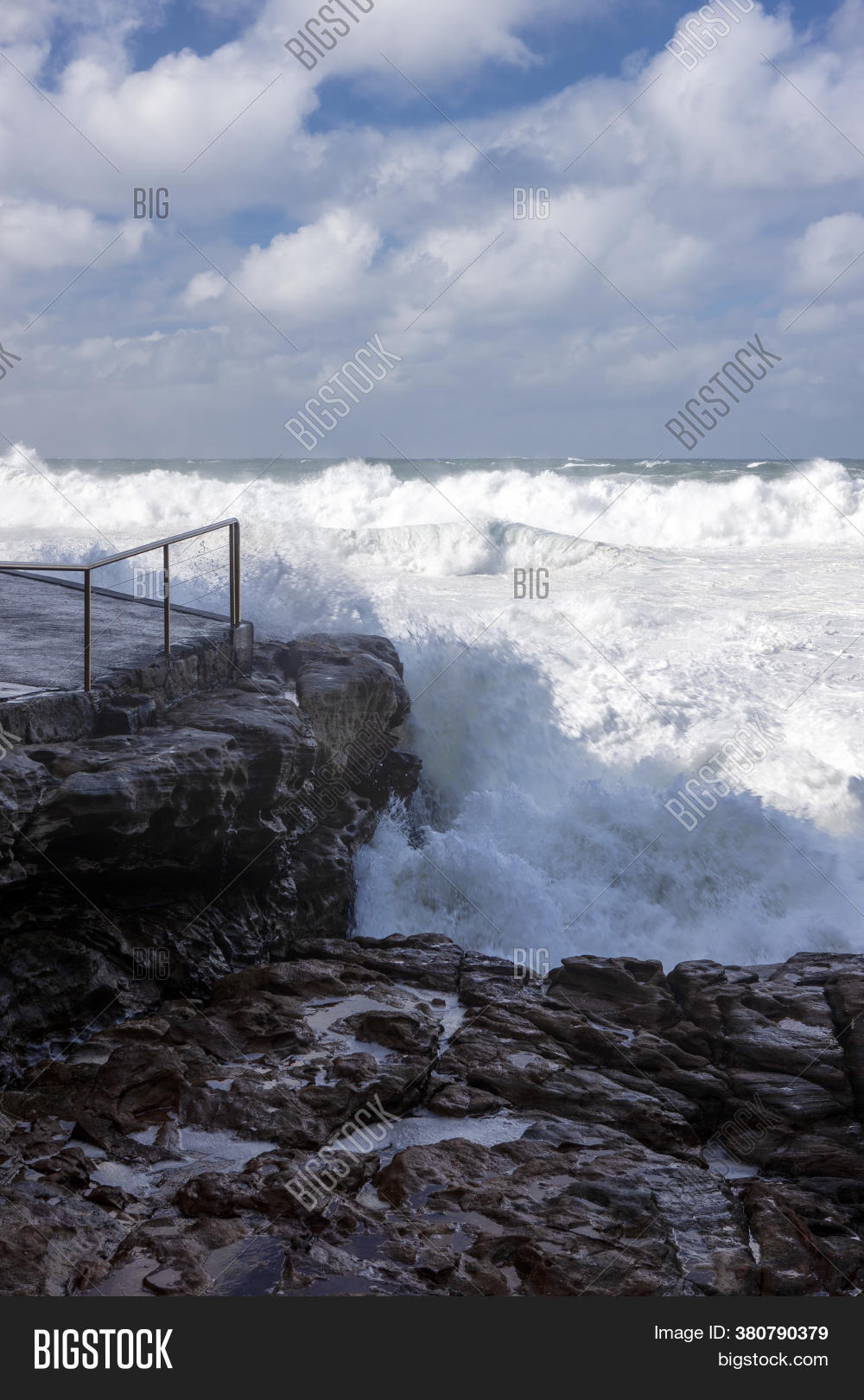 Storm Waves Crashing Image & Photo (Free Trial) | Bigstock