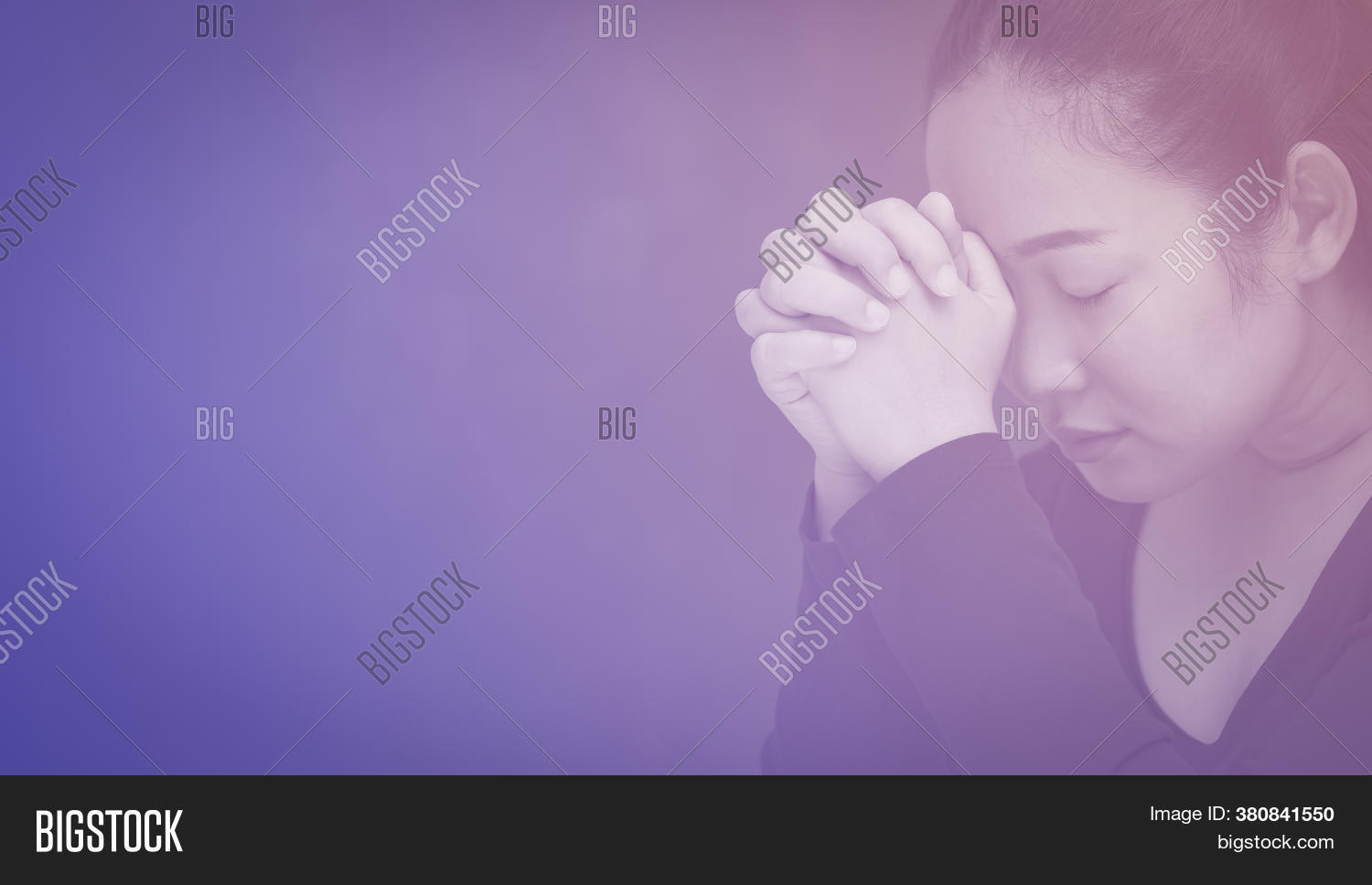 Asian Woman Praying Image & Photo (Free Trial) | Bigstock