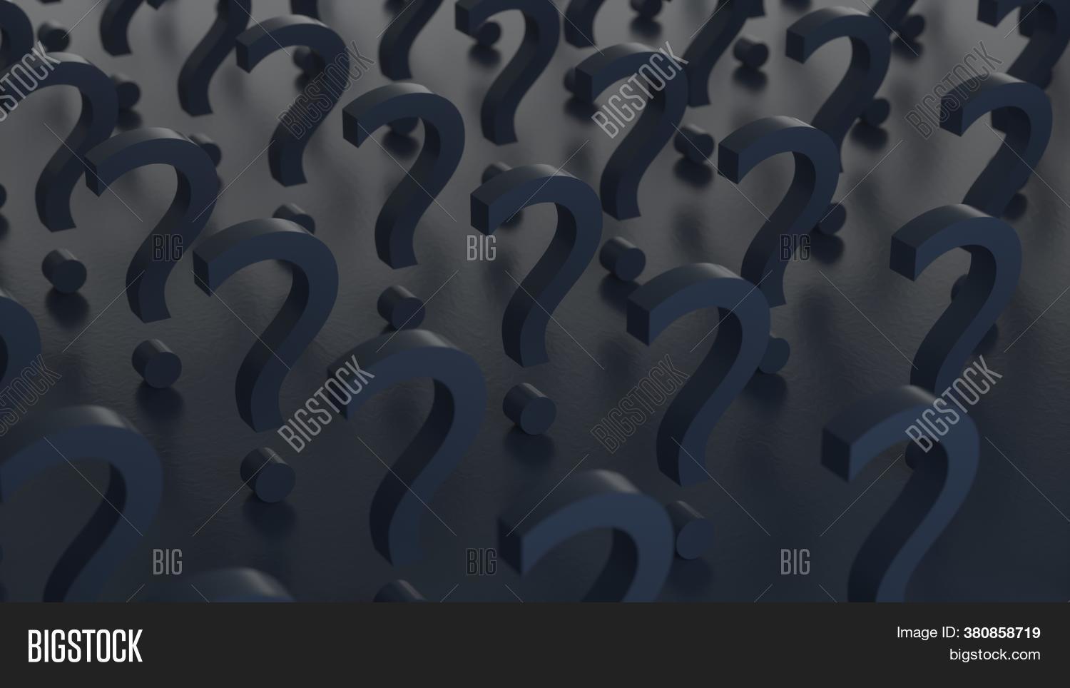 Question Dark Marks Image & Photo (Free Trial) | Bigstock