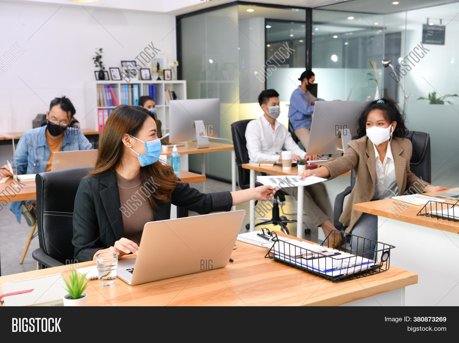 Office Workers Working