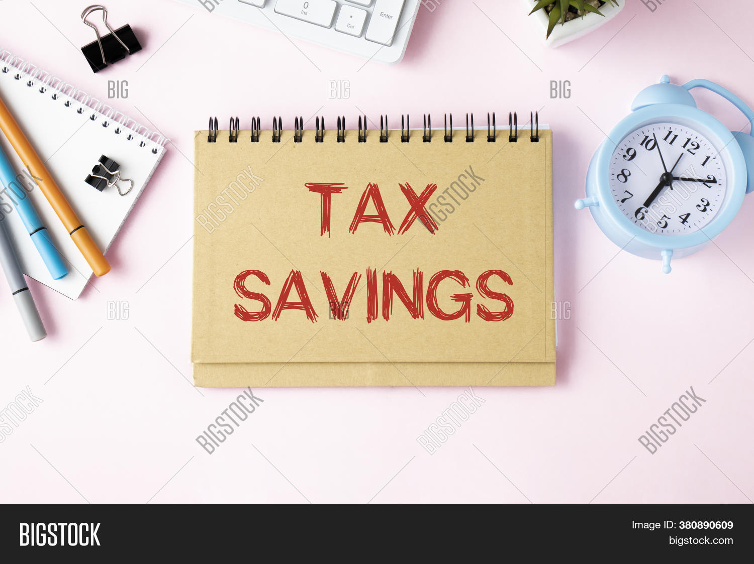 Tax Saving Text On Image & Photo (Free Trial) | Bigstock