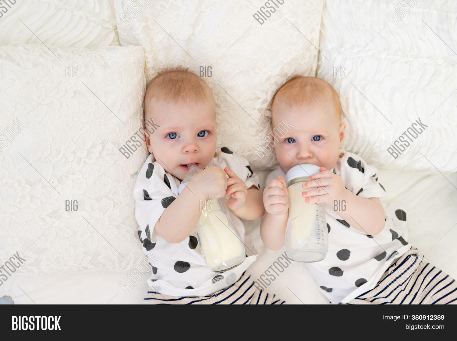 Two Baby Twins Brother Image & Photo (Free Trial) | Bigstock