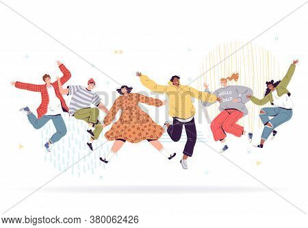 Group People Who Wave Vector & Photo (Free Trial) | Bigstock