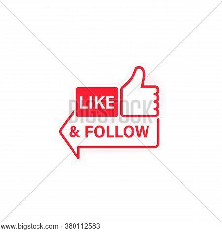 Like Follow Icon. Vector & Photo (Free Trial) | Bigstock