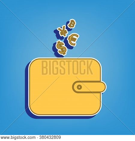 Wallet Sign Currency Vector & Photo (Free Trial) | Bigstock