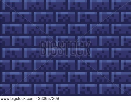 Pixel Brick Wall Vector & Photo (Free Trial) | Bigstock