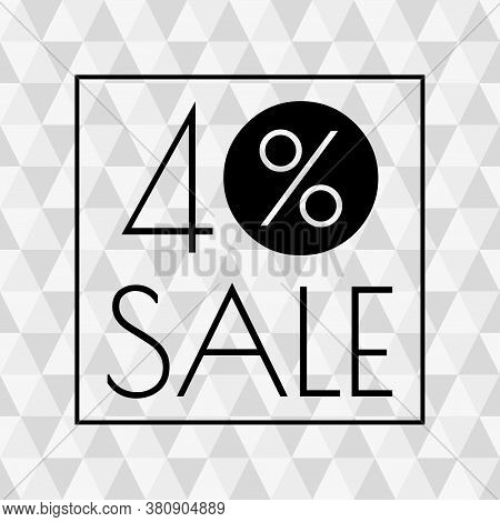 40% Sale Icon. Vector & Photo (Free Trial) | Bigstock