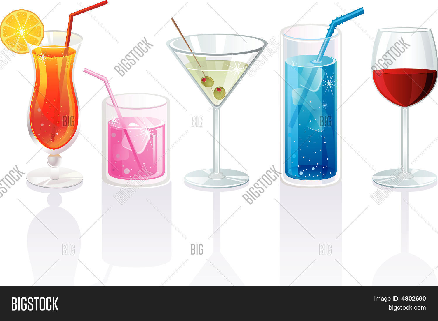 Coctails Vector & Photo (Free Trial) | Bigstock