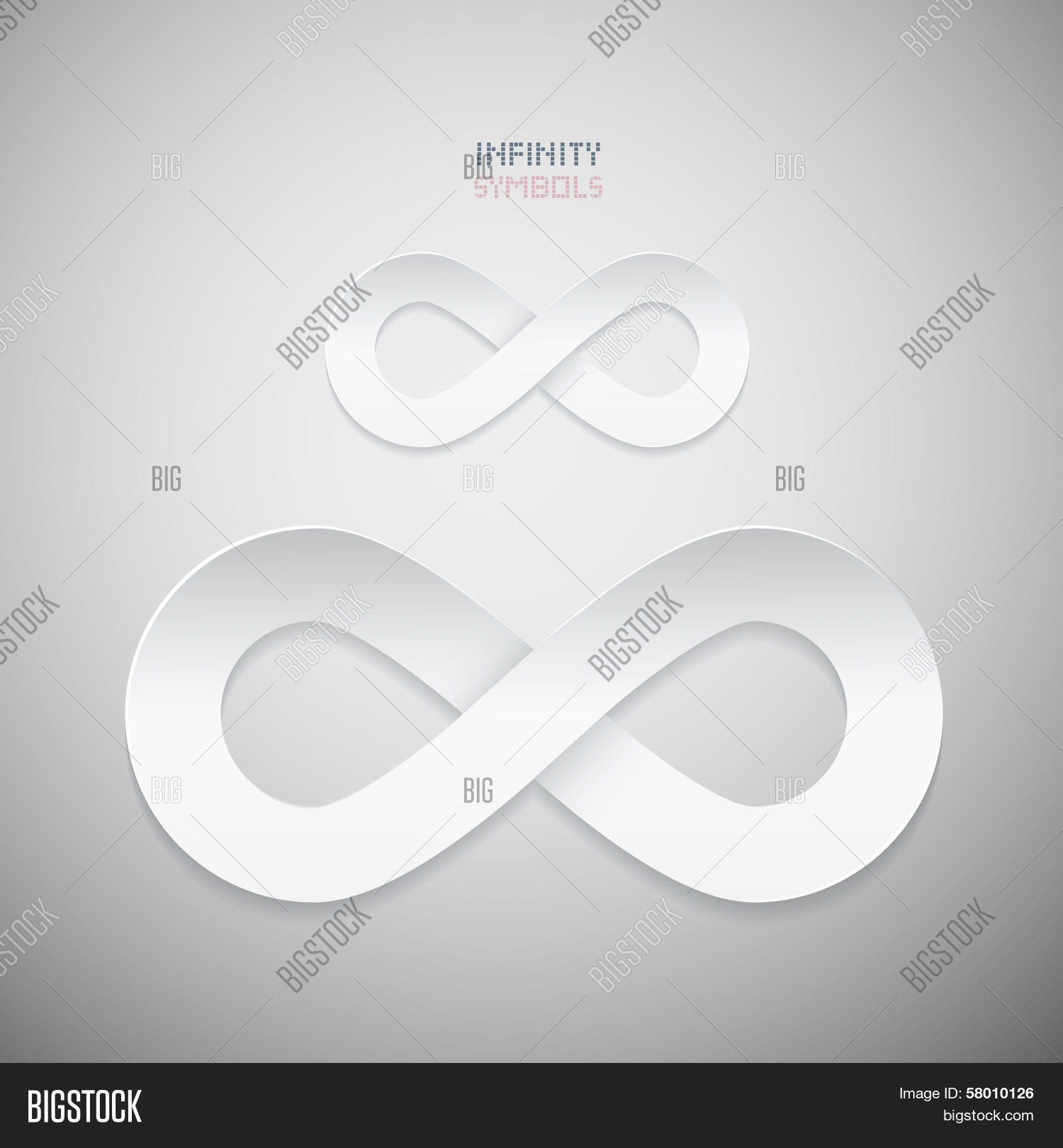 Vector Paper Infinity Vector & Photo (Free Trial) | Bigstock