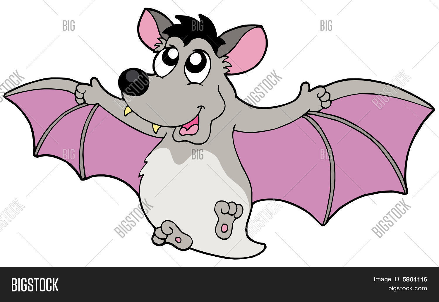 Cartoon Bat Vector & Photo (Free Trial) | Bigstock
