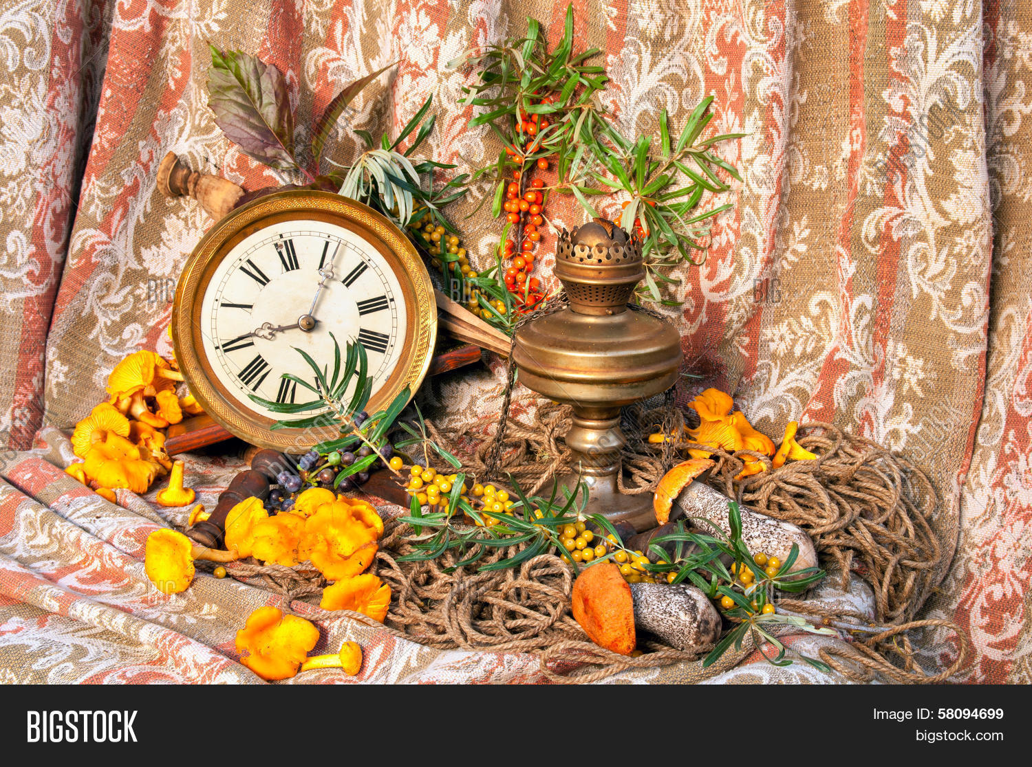 Still Life Clock, Old Image & Photo (Free Trial) | Bigstock