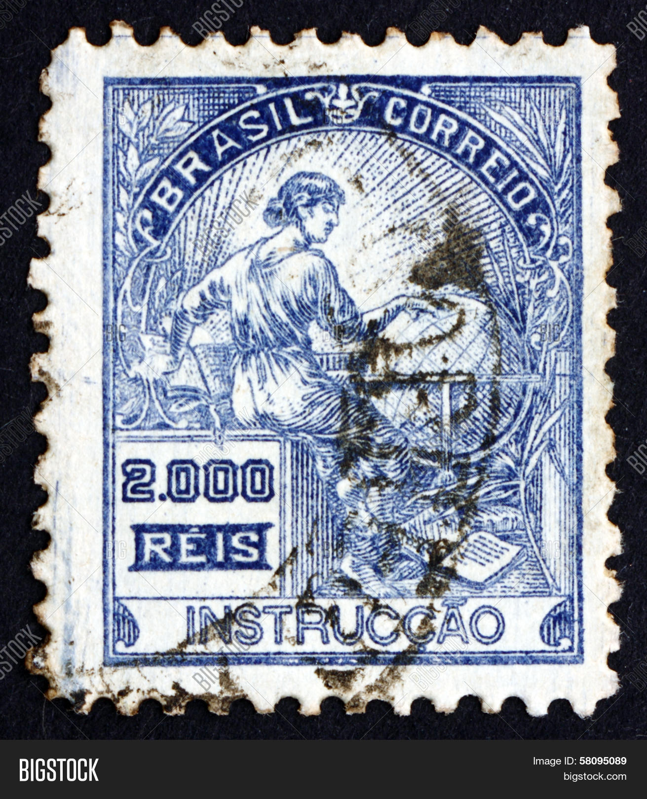 Postage Stamp Brazil Image & Photo (Free Trial) | Bigstock
