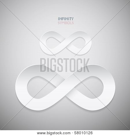 Vector Paper Infinity Vector & Photo (Free Trial) | Bigstock