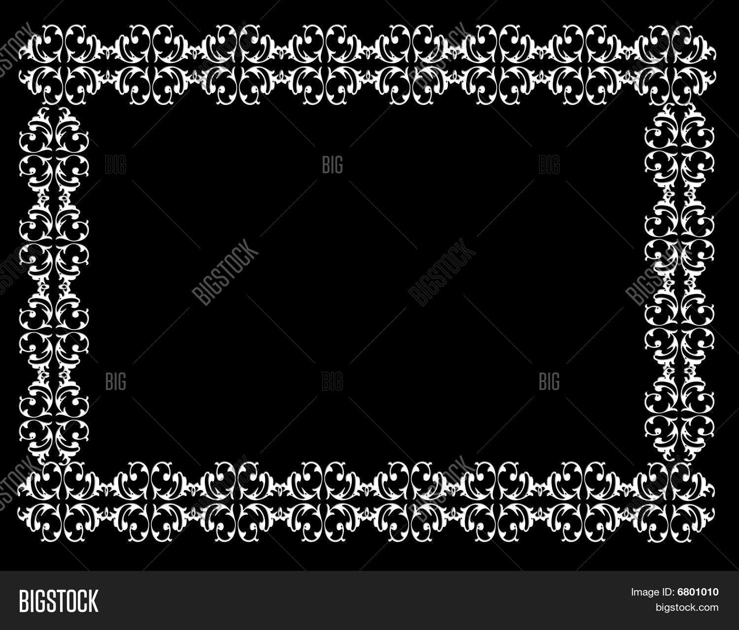 8x10 Black And White Borders