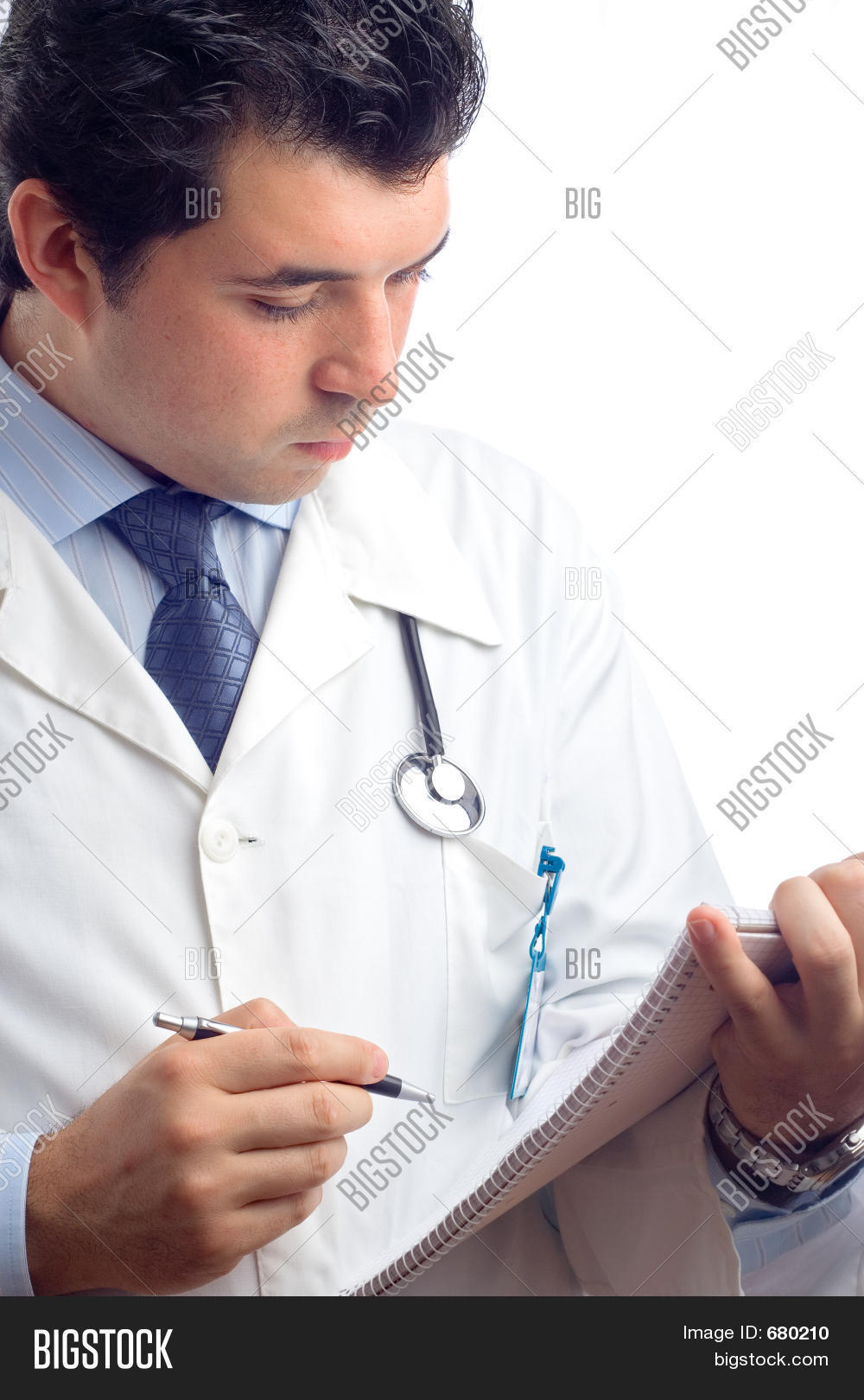 Physician Writing Down Image & Photo (Free Trial) | Bigstock
