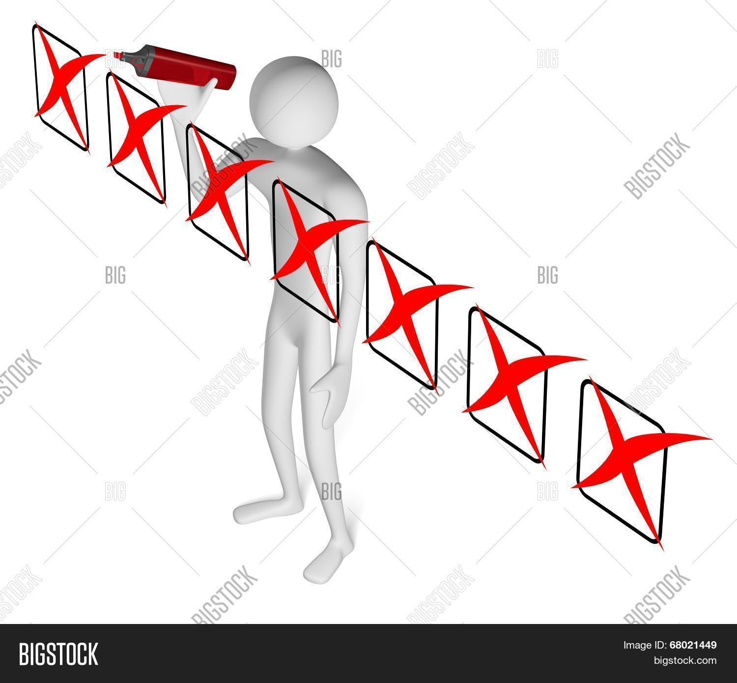 3D Man Marker Drawing Image & Photo (Free Trial) | Bigstock