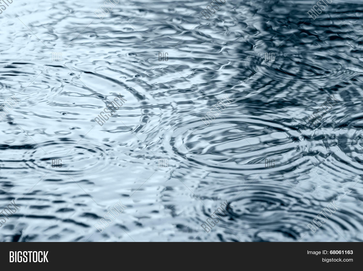 Rain Water Ripples Image & Photo (Free Trial) | Bigstock