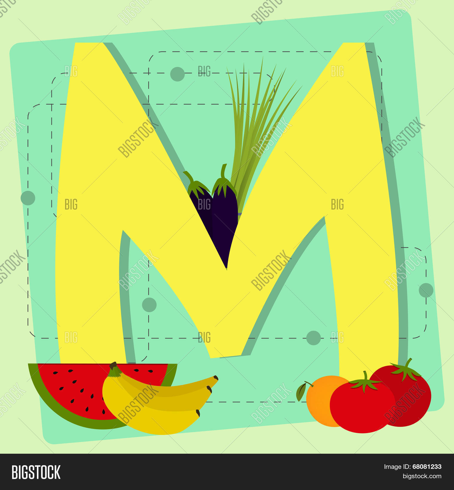 Letter "m" Stylized Vector & Photo (Free Trial) | Bigstock