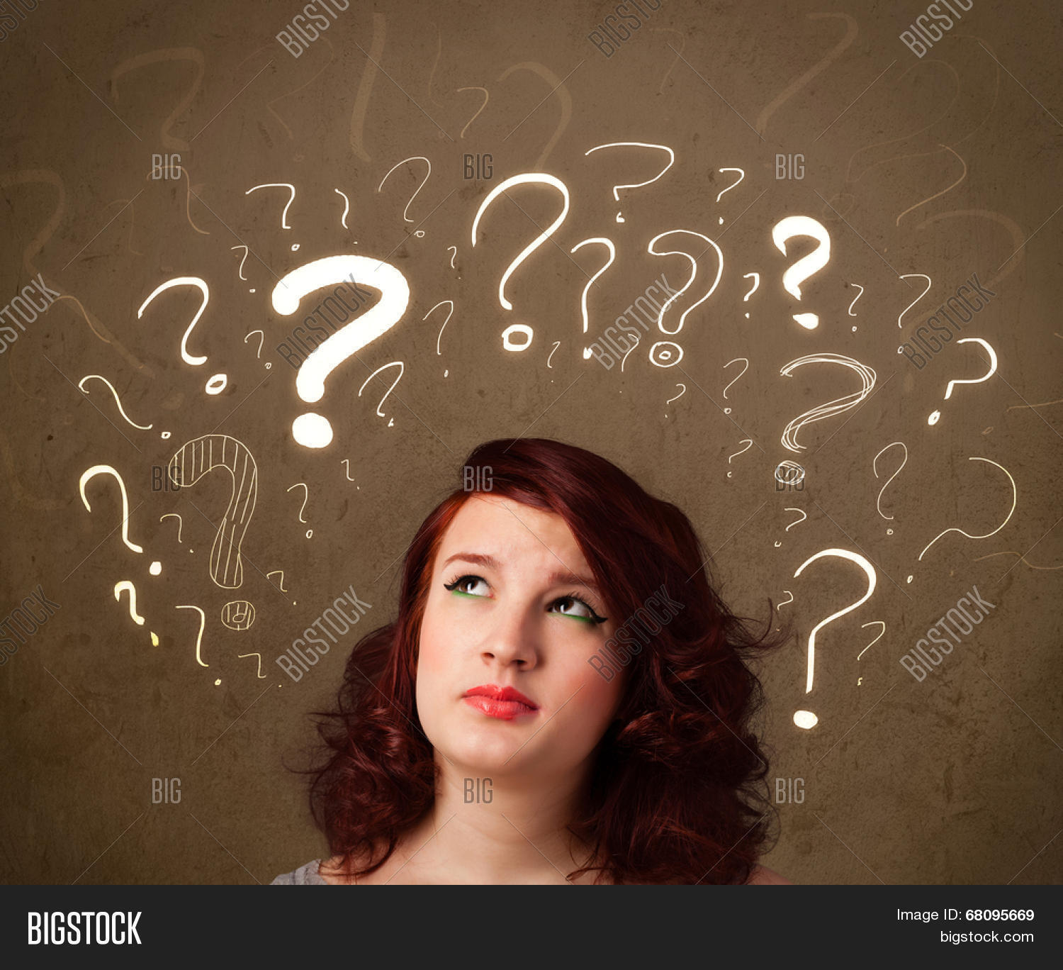 Teenage Girl Question Image & Photo (Free Trial) | Bigstock