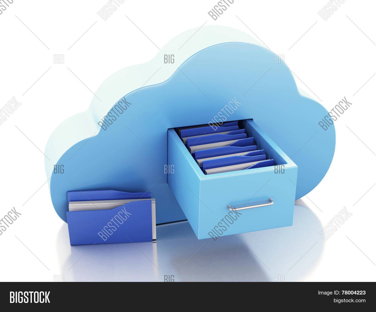 3d File Storage Cloud Image & Photo (Free Trial) | Bigstock