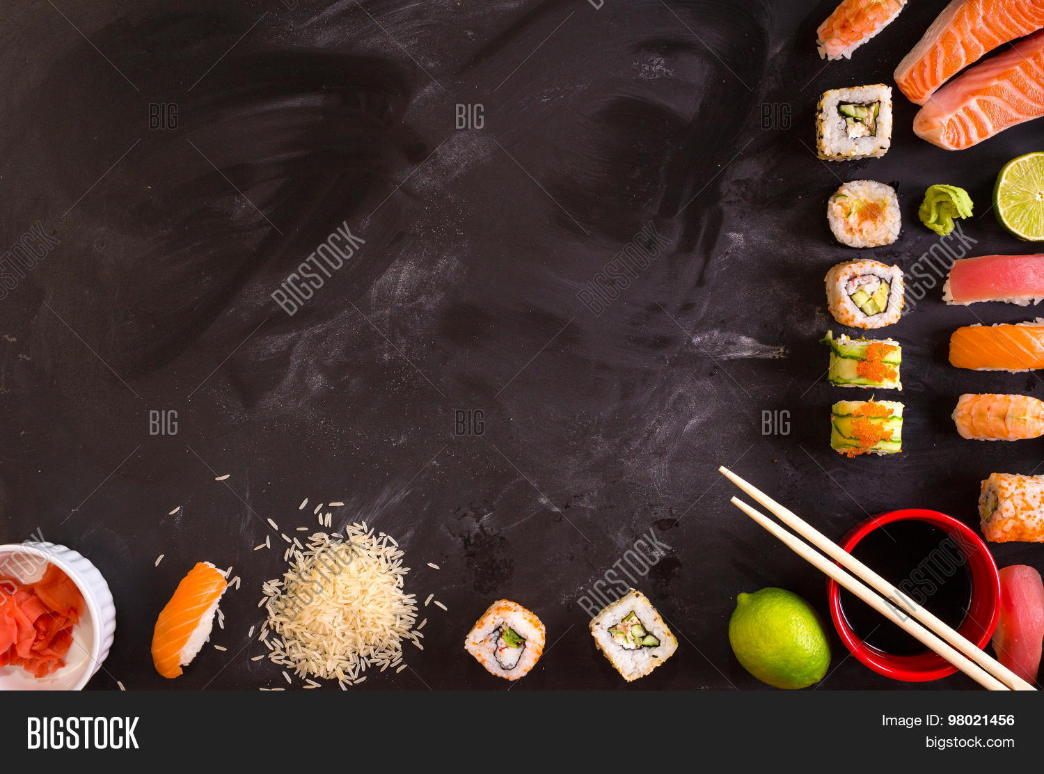 Sushi Ingredients On Image & Photo (Free Trial) | Bigstock